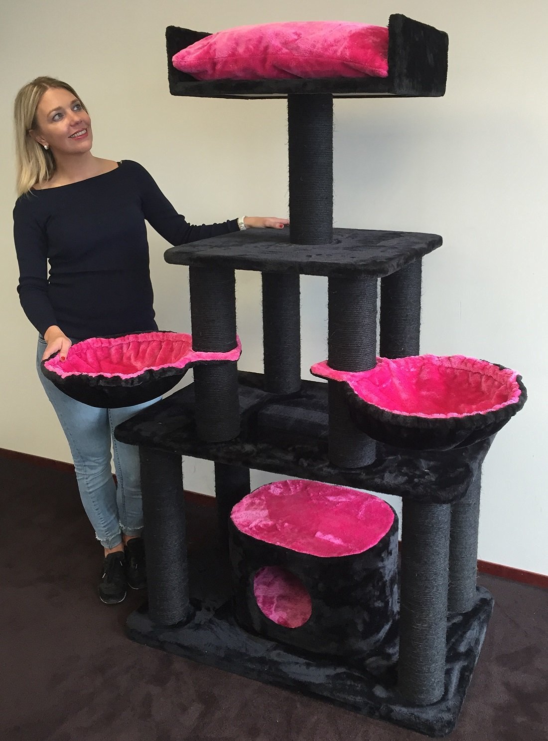 Cat Tree Pink Panther | LOWEST PRICES GUARANTEED | FREE DELIVERY