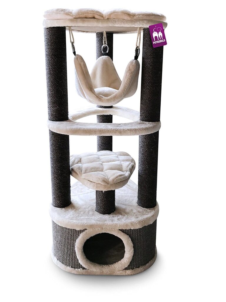 Cat Tree Kings & Queens Catharina 120cm Creme | LOWEST PRICES ...