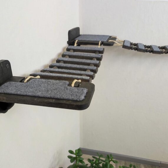 Cat wall bridge for room corner dark | LOWEST PRICES GUARANTEED | FREE ...